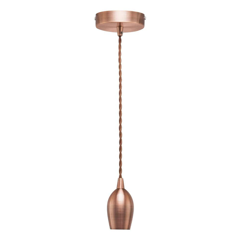Bullet Cord Pendant Light Copper | Gold | Chrome | elevenpast