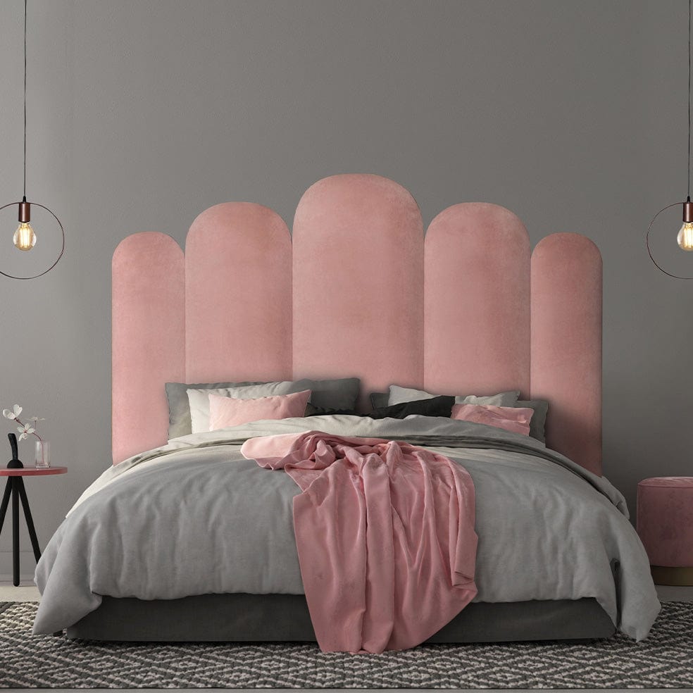 Boudoir Velvet Headboard Queen Size | elevenpast