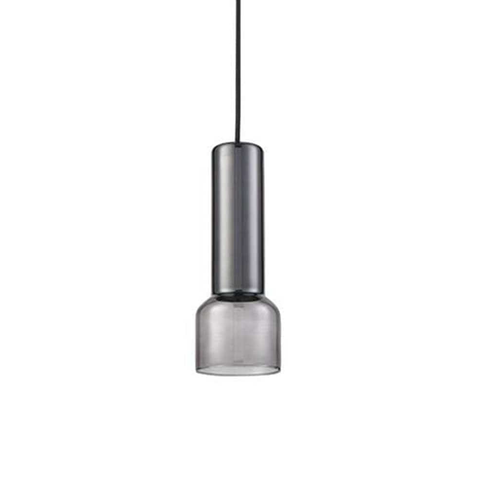 Spazio Torch Pendant Light Smokey Glass | elevenpast