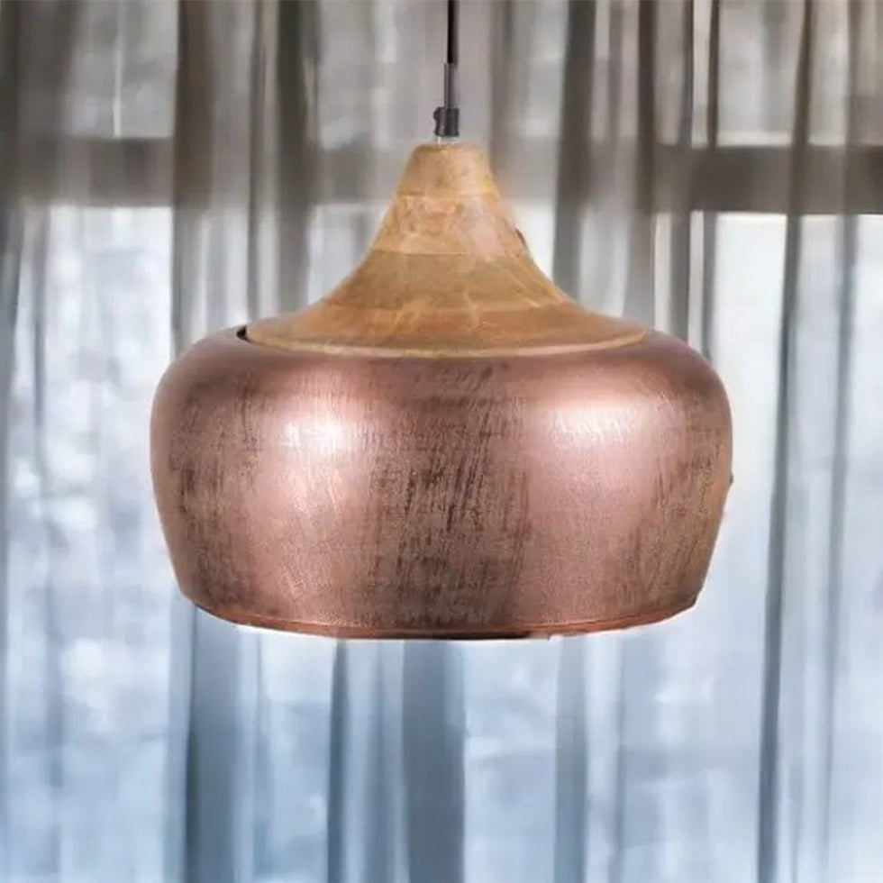 Rustic Drop Pendant Light Copper | Gold | elevenpast