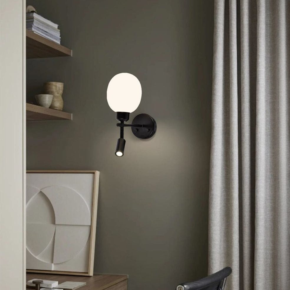 Elle Reading Wall Light | Black, Satin or Antique | elevenpast