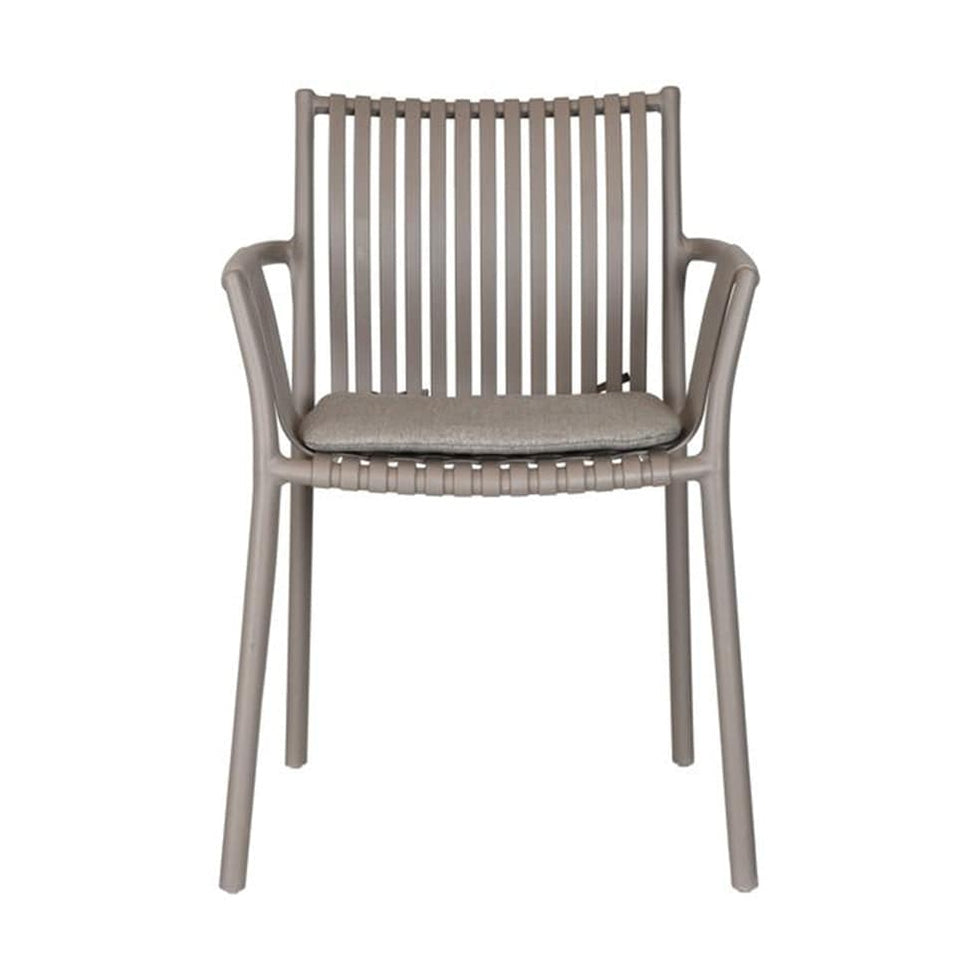 Incas Arm Chair with cushion | Black, Taupe or Green | elevenpast