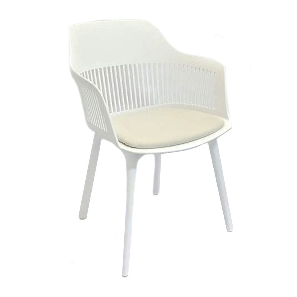 Lyric Polypropylene Chair with Fabric Seat | elevenpast