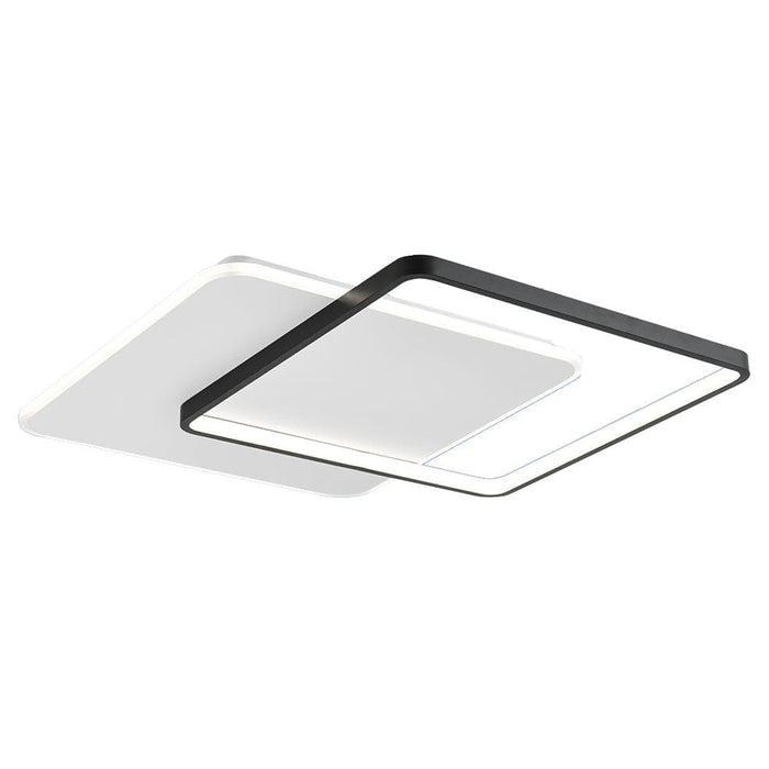Matched LED Square Ceiling Fitting - Black & White | elevenpast