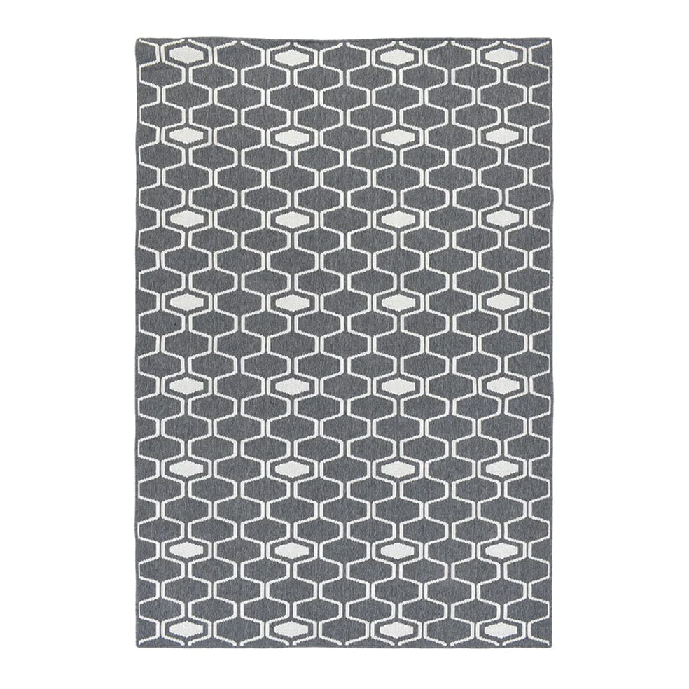 Connection Reversible Grey Rug | elevenpast