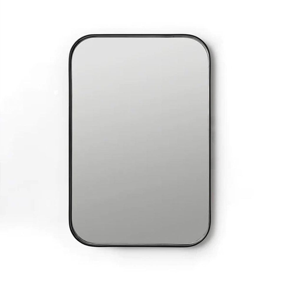 Deep Frame Rounded Rectangle Mirror White | Black | elevenpast
