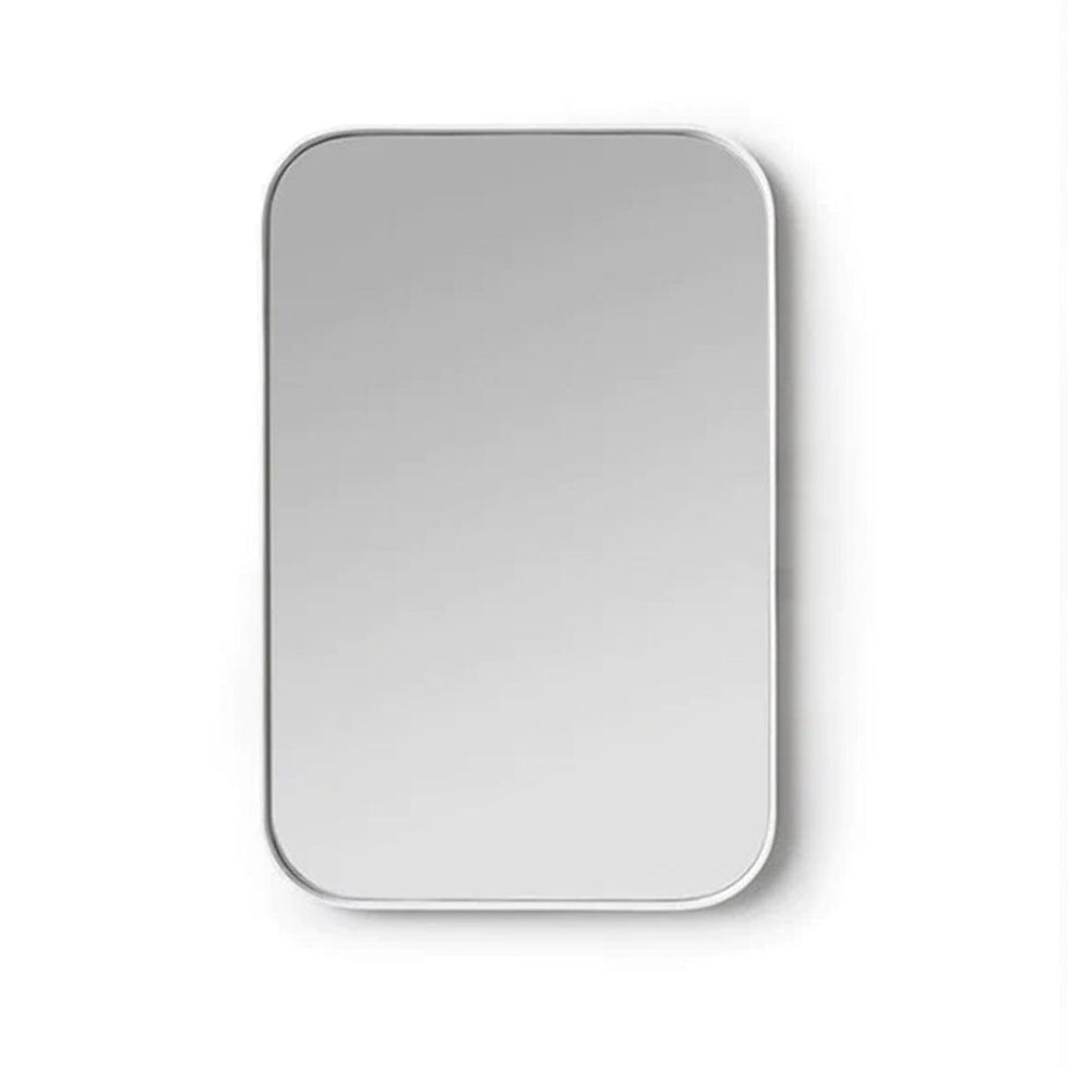 Deep Frame Rounded Rectangle Mirror White | Black | elevenpast