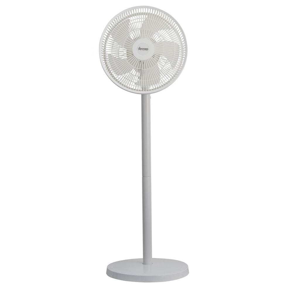 Whirl Portable Rechargeable Floor Fan - White | elevenpast