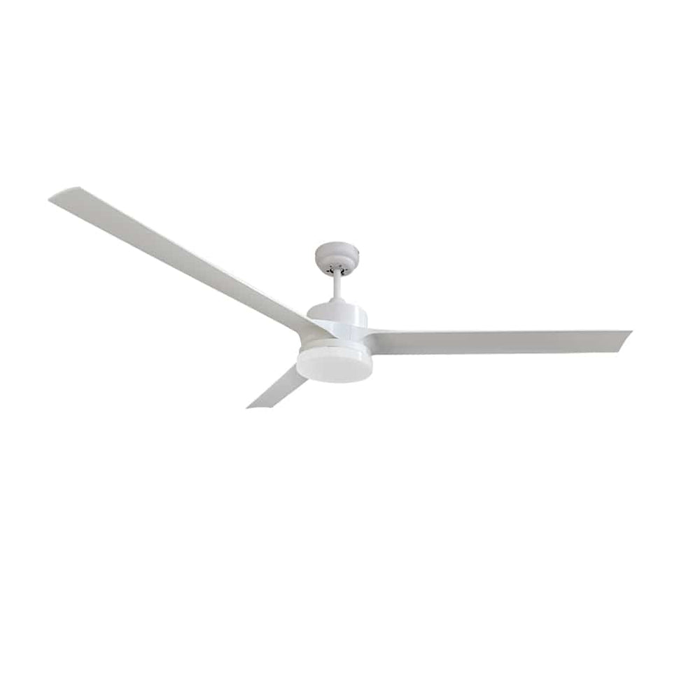 Jet Ceiling Fan with Light Black | White | elevenpast