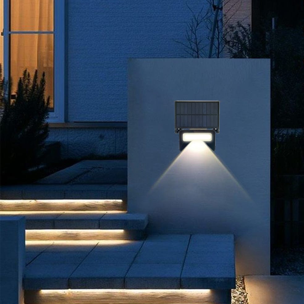 Outdoor Solar LED Light with Sensor Black | elevenpast