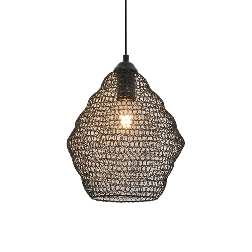 Phantom Wire Mesh Pendant Light Black or Gold | 2 Sizes– elevenpast