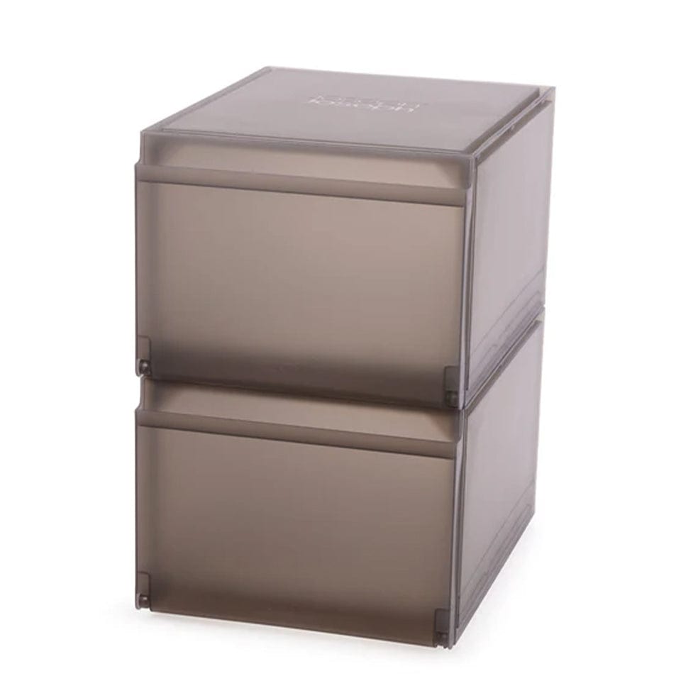 ShoeCase 2-piece Shoe Storage Box Grey | elevenpast