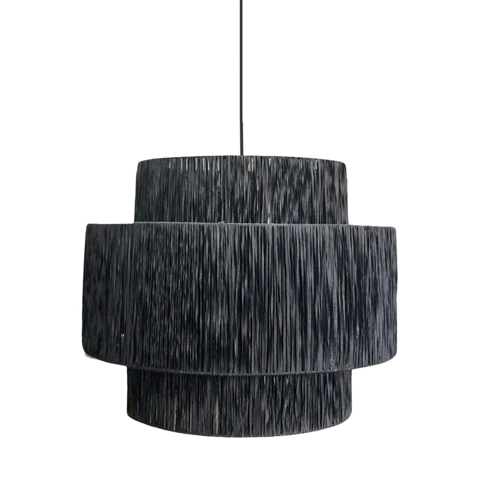 Samoa Rayon Pendant Light Black | elevenpast