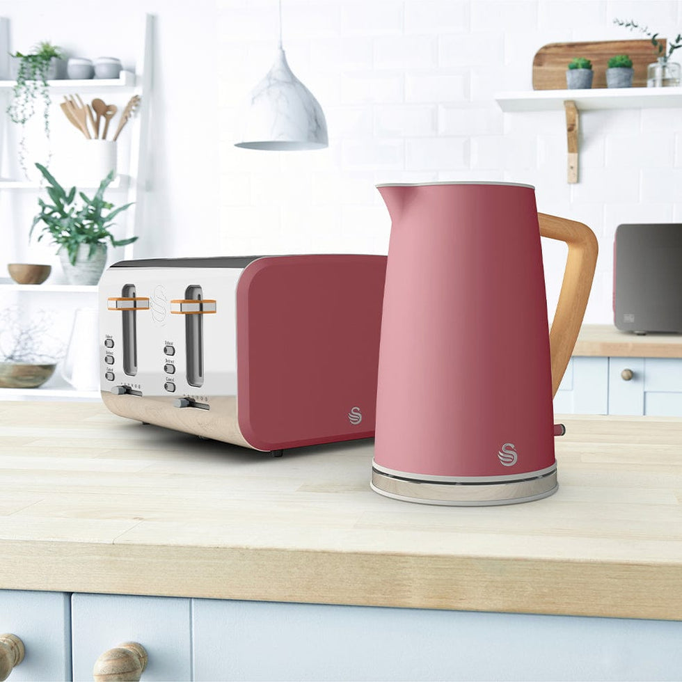 Swan Nordic Kettle 1.7 Litre Fuchsia Rose | Oatmeal | elevenpast