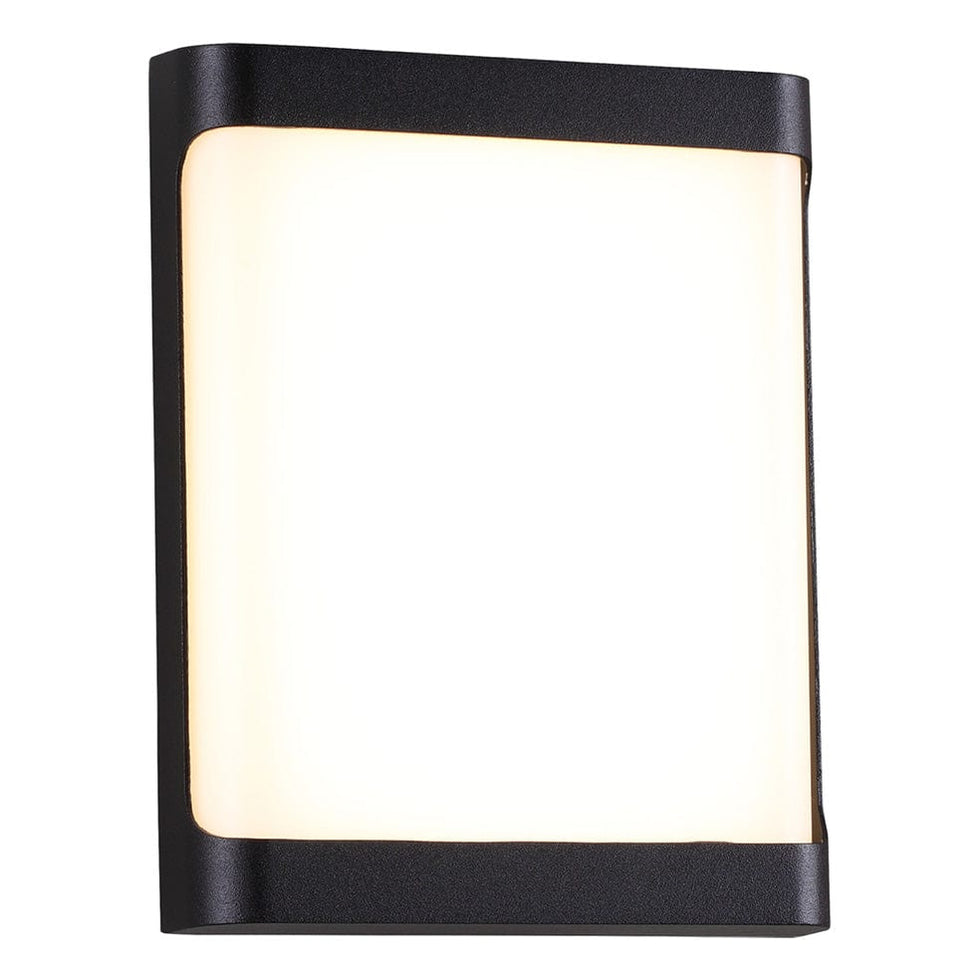 Coastal Square LED Bulkhead Light Black | Plain or Grid | elevenpast