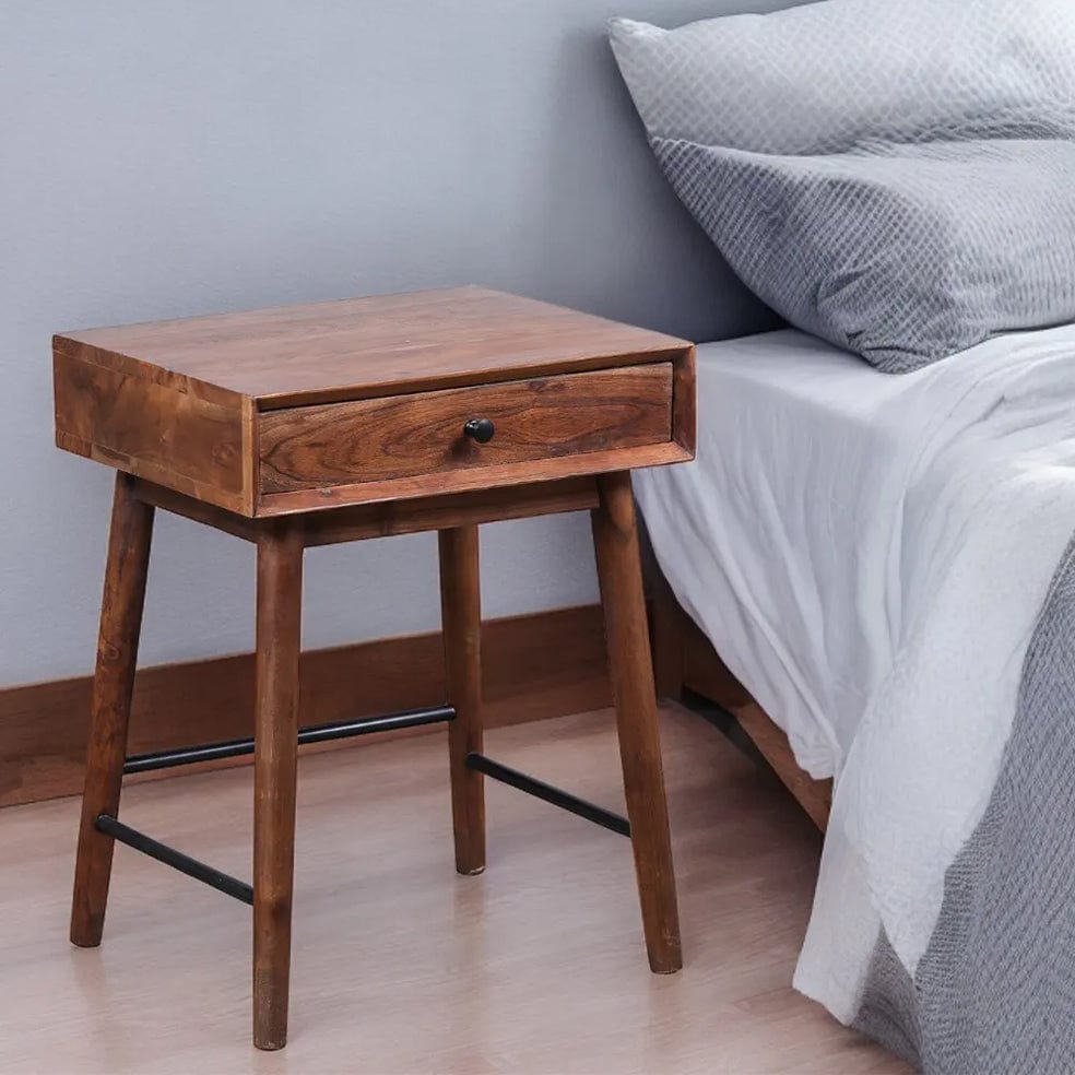 Rocket Wooden Beside Table | elevenpast