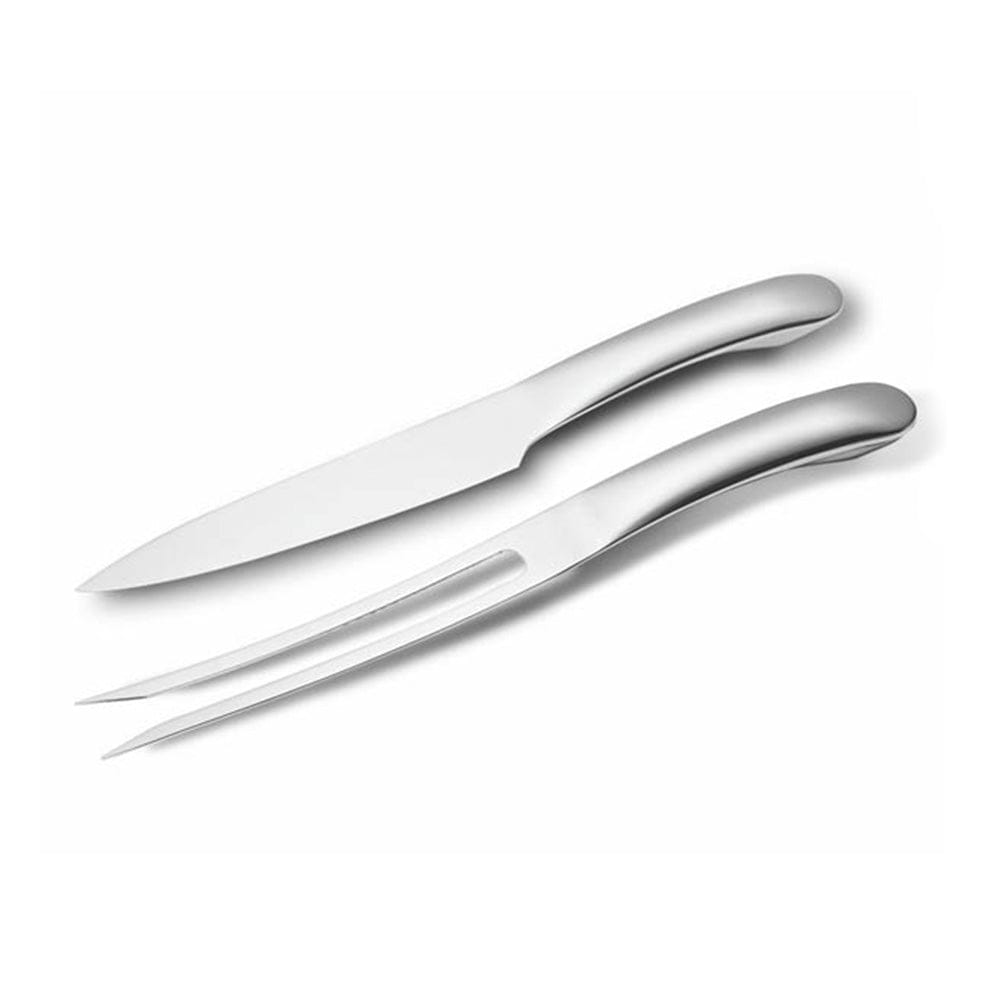 Capri Stainless Steel Carving Set – Bold | elevenpast