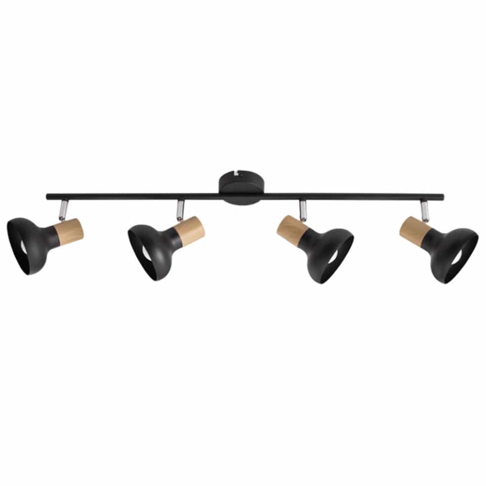 Ruth 4 Spot Track Light Black | elevenpast