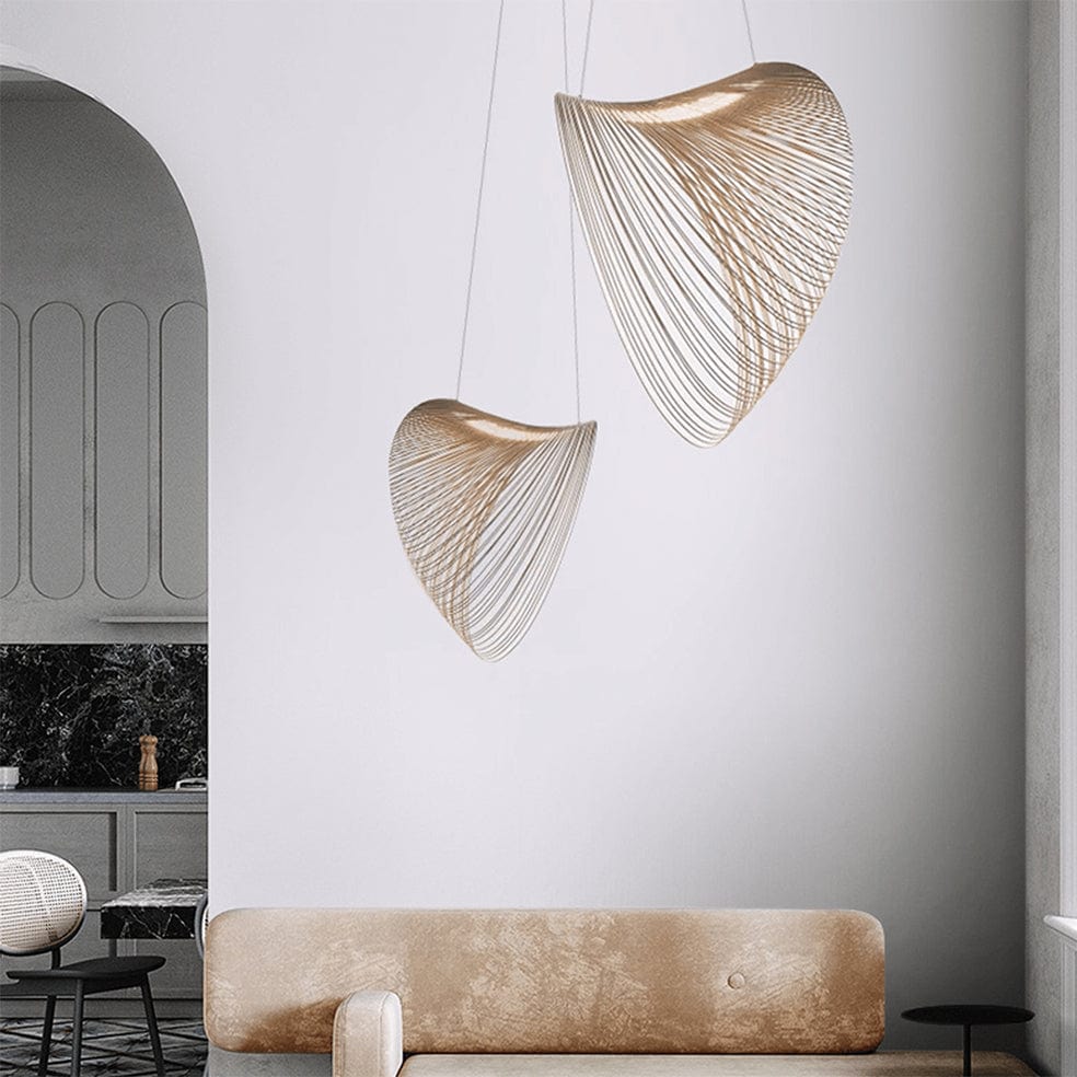 Shred Pendant Light Wood– elevenpast