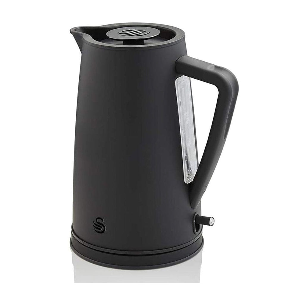 Swan Stealth Kettle and Toaster Breakfast Pack Black | elevenpast