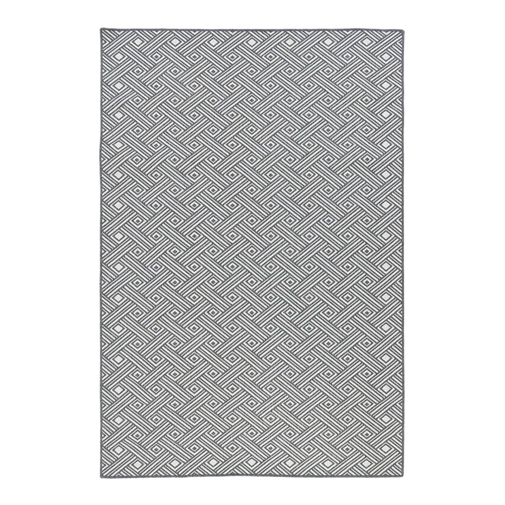 Twill Reversible Grey Rug | elevenpast