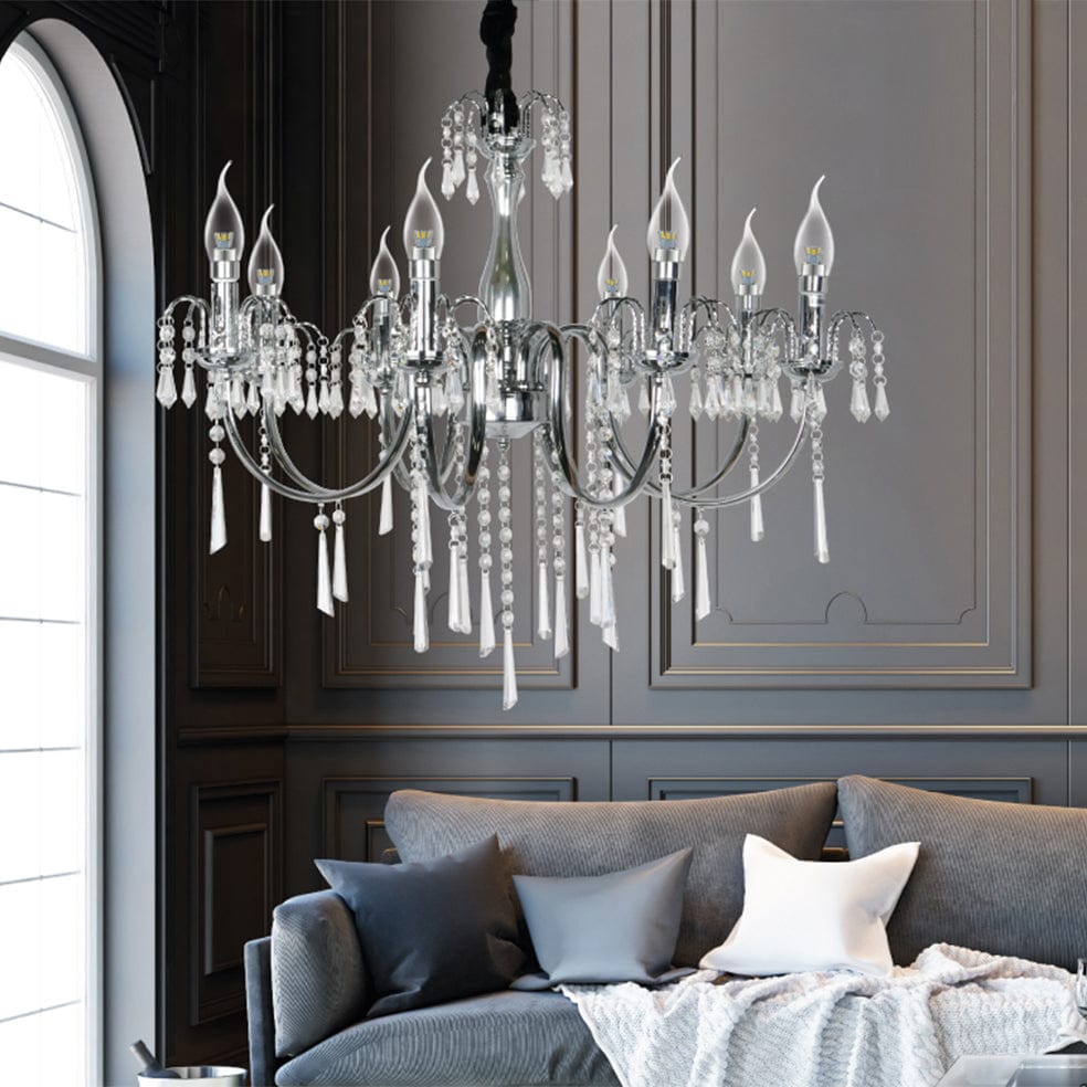 Romanov 8 Light Crystal Chandelier | elevenpast
