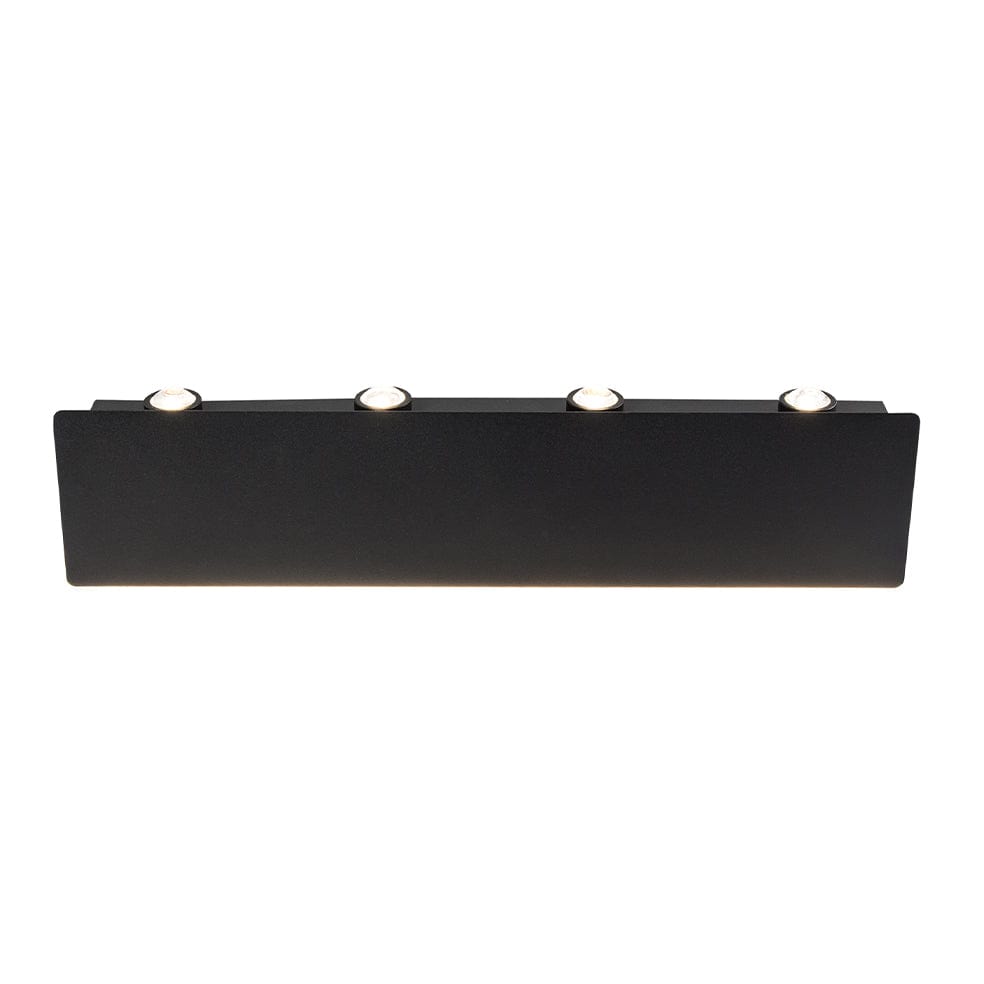 Alek Metal LED Wall Bracket Black | elevenpast