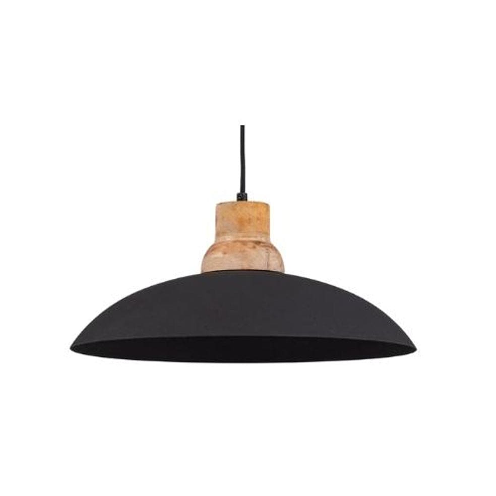 Beltran Metal and Wood Pendant Light | elevenpast