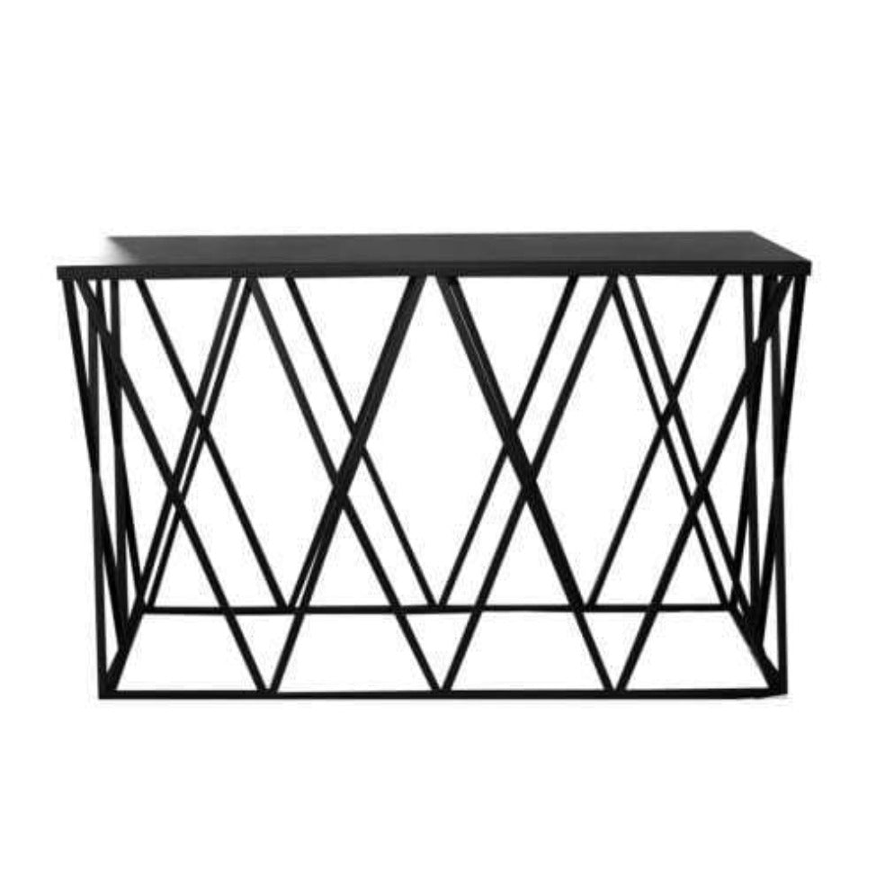 Kai Leila Metal Console Table Black– elevenpast